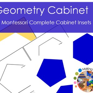 Montessori Geometric Cabinet Collection PDF, Geometry at Home - Etsy
