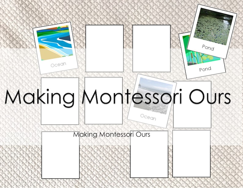 Montessori Water Charts and Materials Package PDF, Common Waterway ...