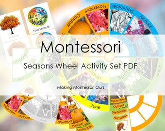 Montessori Seasons Wheel - Etsy