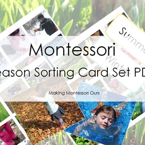 Complete Montessori Seasons & Weather Learning Activity Set PDF - Etsy
