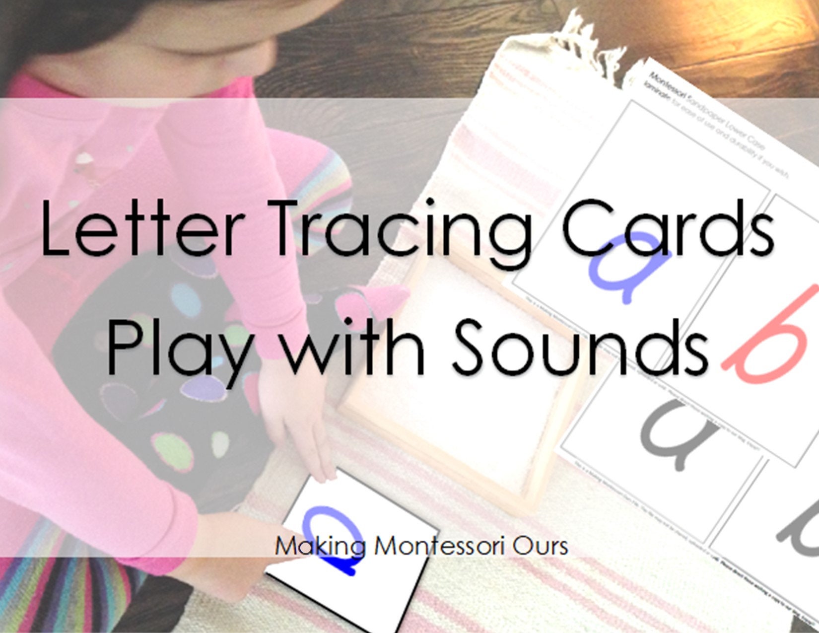 Montessori Early Writing Letter Sounds and Spelling - Etsy Canada