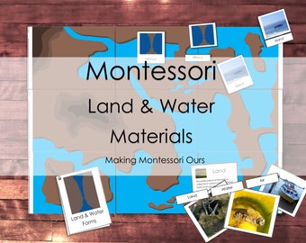 Land Water Air Cards - Etsy