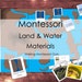 Montessori Land & Water Form and Air 3 Part Cards With - Etsy