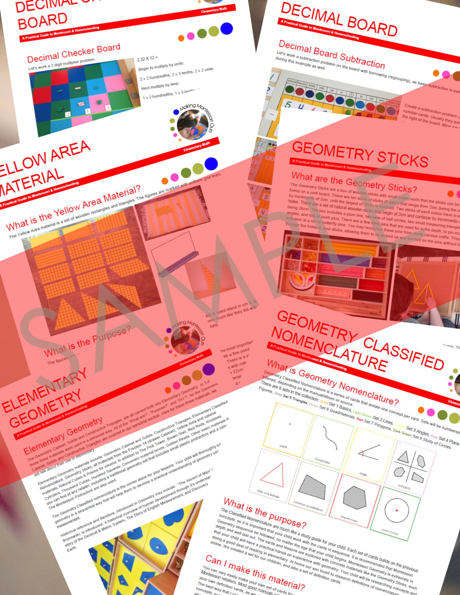 Montessori Elementary Math A Practical Guide to Montessori ...