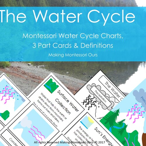 Montessori Water Cycle Learning Package PDF - Etsy