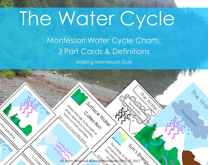Water Cycle Felt Set/water Cycle Unit Study/homeschool Science ...