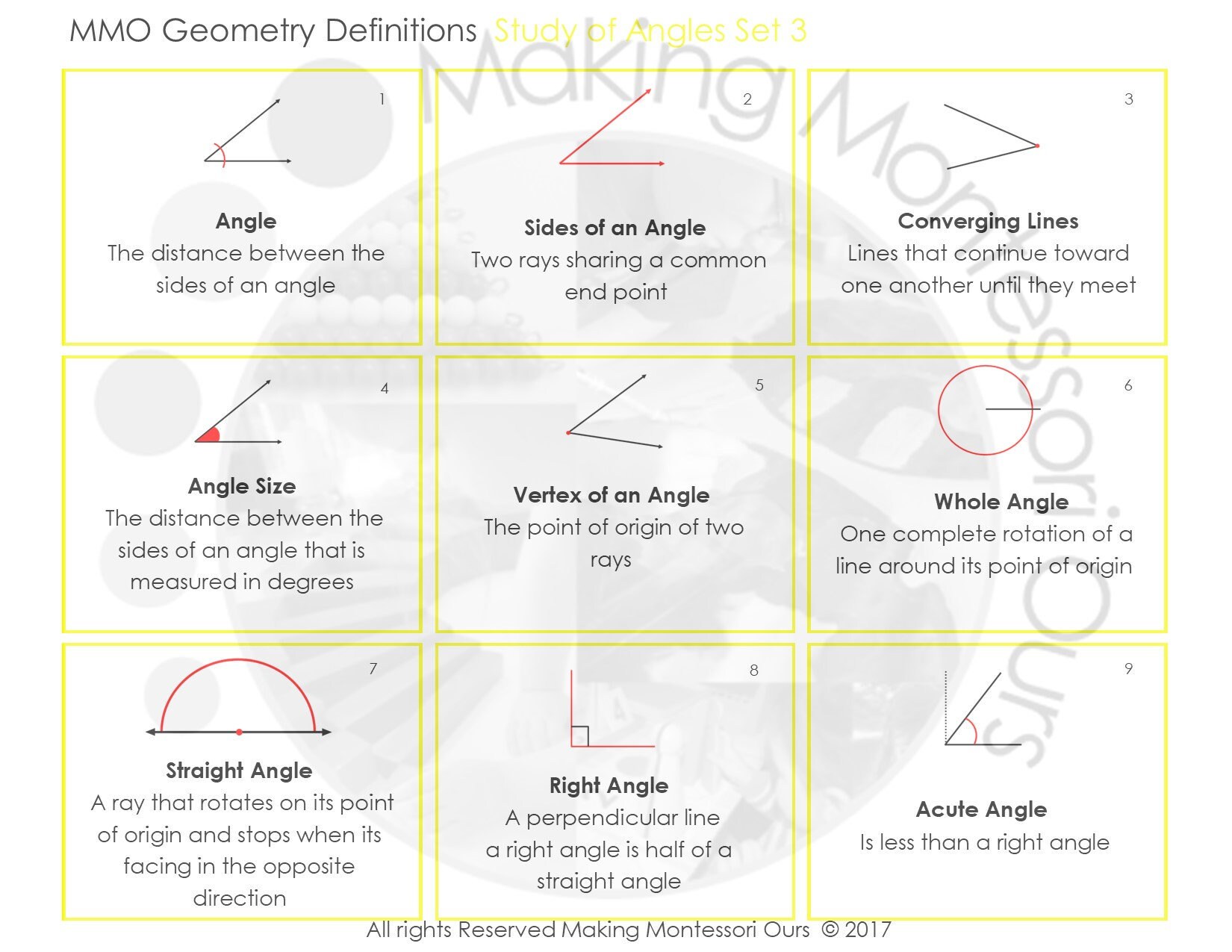 Montessori Geometry Nomenclature Collection *PDF* SALE 9.99! Large ...
