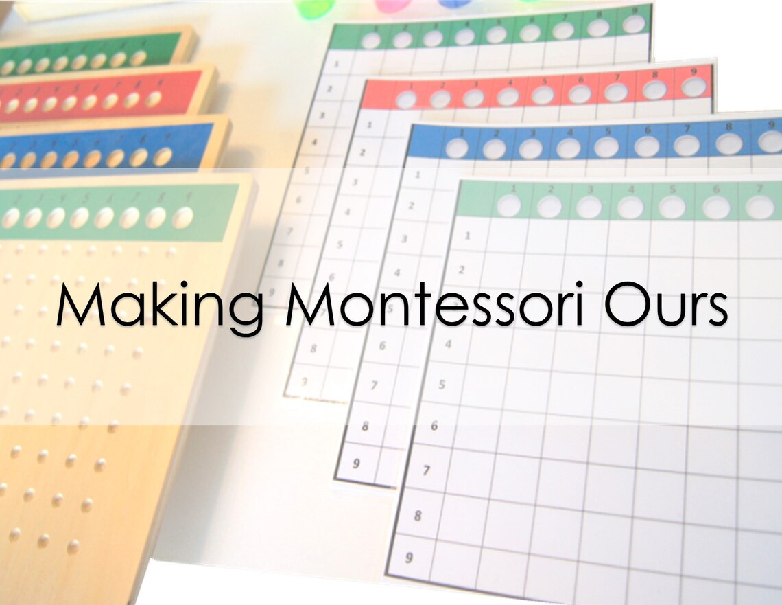 Montessori Test Tube Division Package Long Division PDF - Etsy Canada