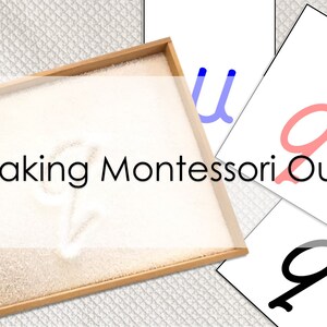 Montessori Pink, Blue & Green Series Sandpaper Letter Tracing Print ...