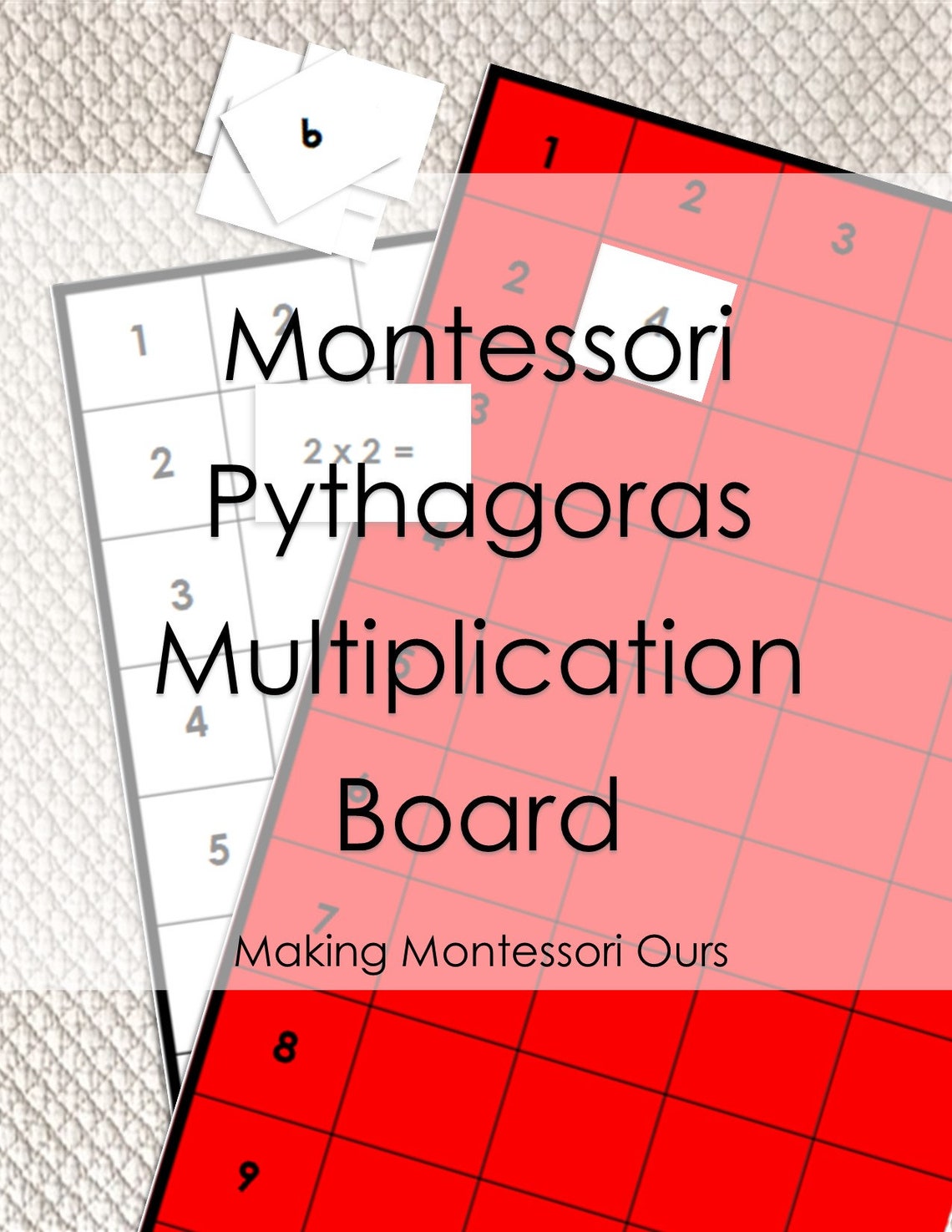 Montessori Pythagoras Multiplication Board Package PDF - Etsy Canada
