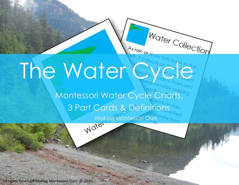 Montessori Water Cycle Learning Package PDF - Etsy Canada