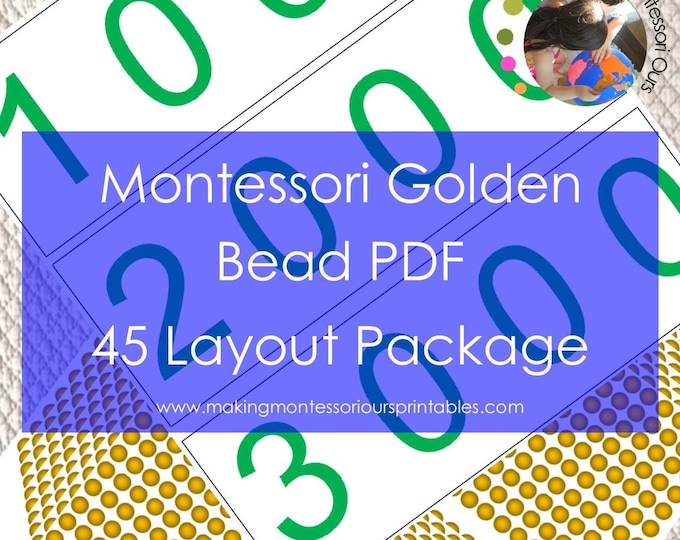 Montessori Math Memory Game: Beads and Numerals for 41–60 - Etsy Canada