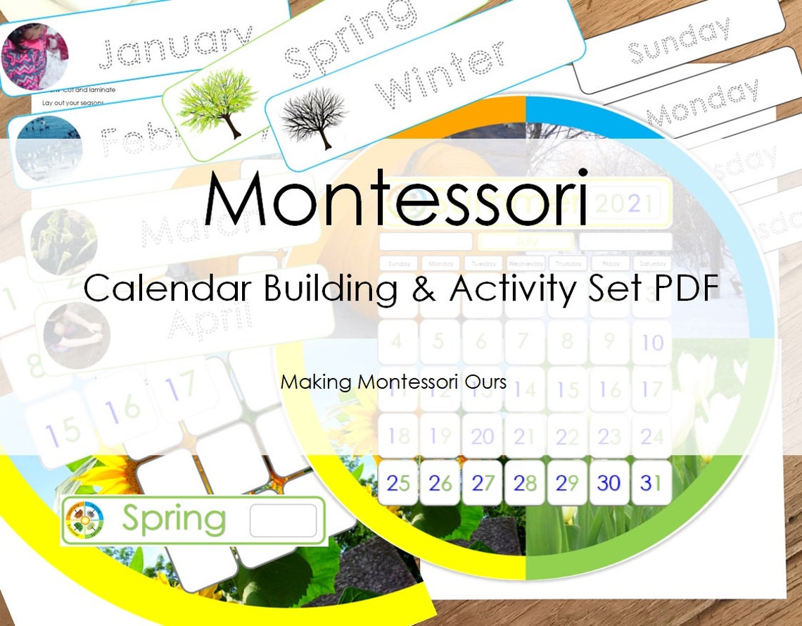 Complete Montessori Seasons & Weather Learning Activity Set - Etsy Canada