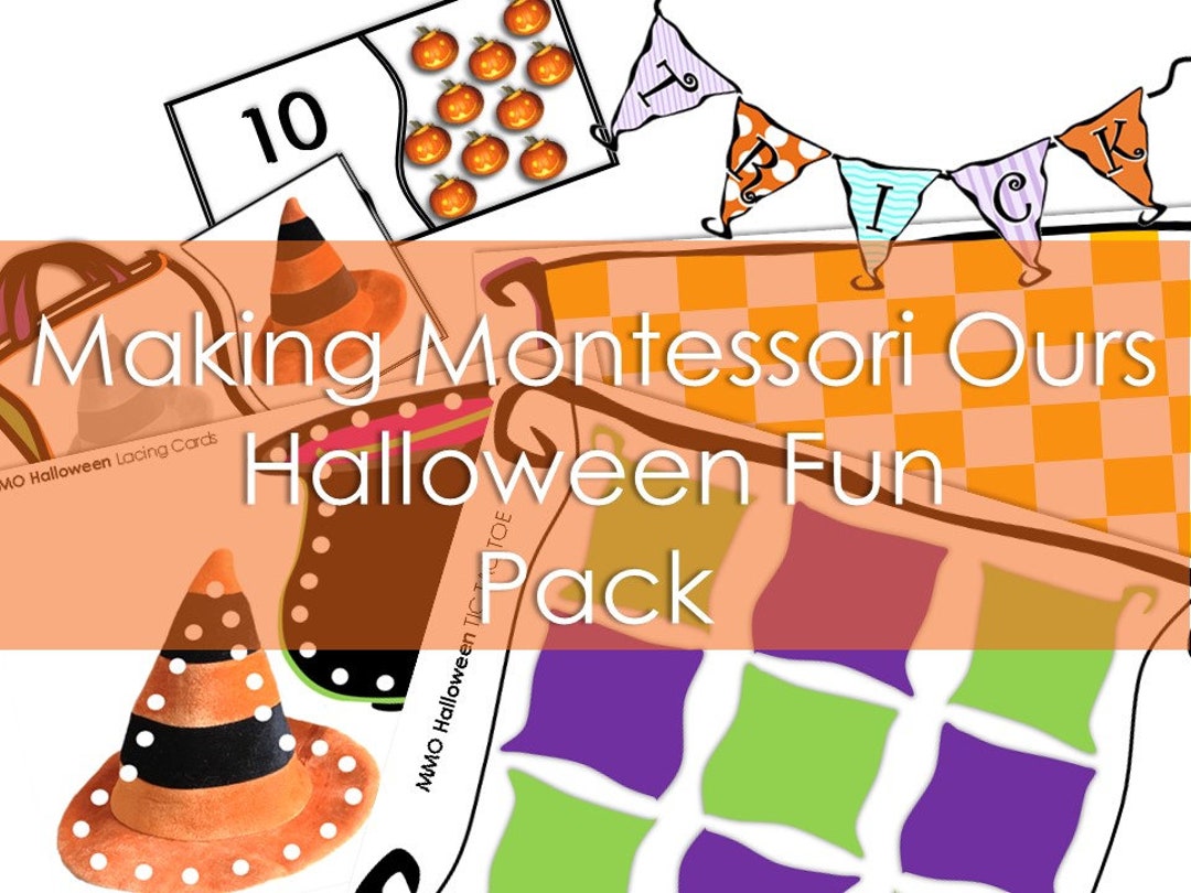 Montessori Inspired Halloween Fun and Learning Pack /halloween ...