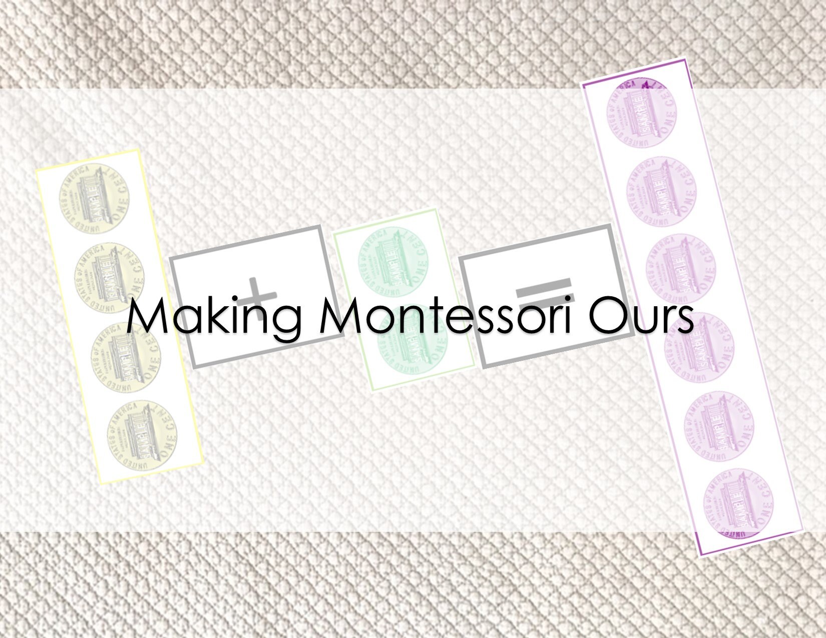 Montessori Money Learning Printable Package /early Learning | Etsy