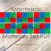 Montessori Multiplication Checkerboard, Tiles, Beads, and Equations PDF ...