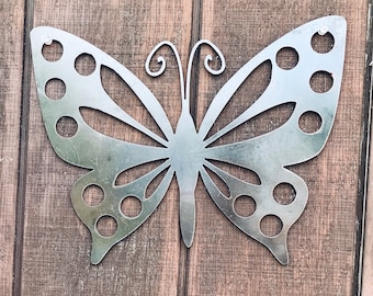 Butterfly Metal Cutout Wall Hanging Metal Art 6 - Etsy