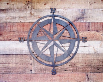 Compass Rose Ceramic Sculpture 6 X 7.5 X 3/8 - Etsy