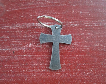 Plastic Canvas Cross in My Pocket Keychain Design 2 - Etsy