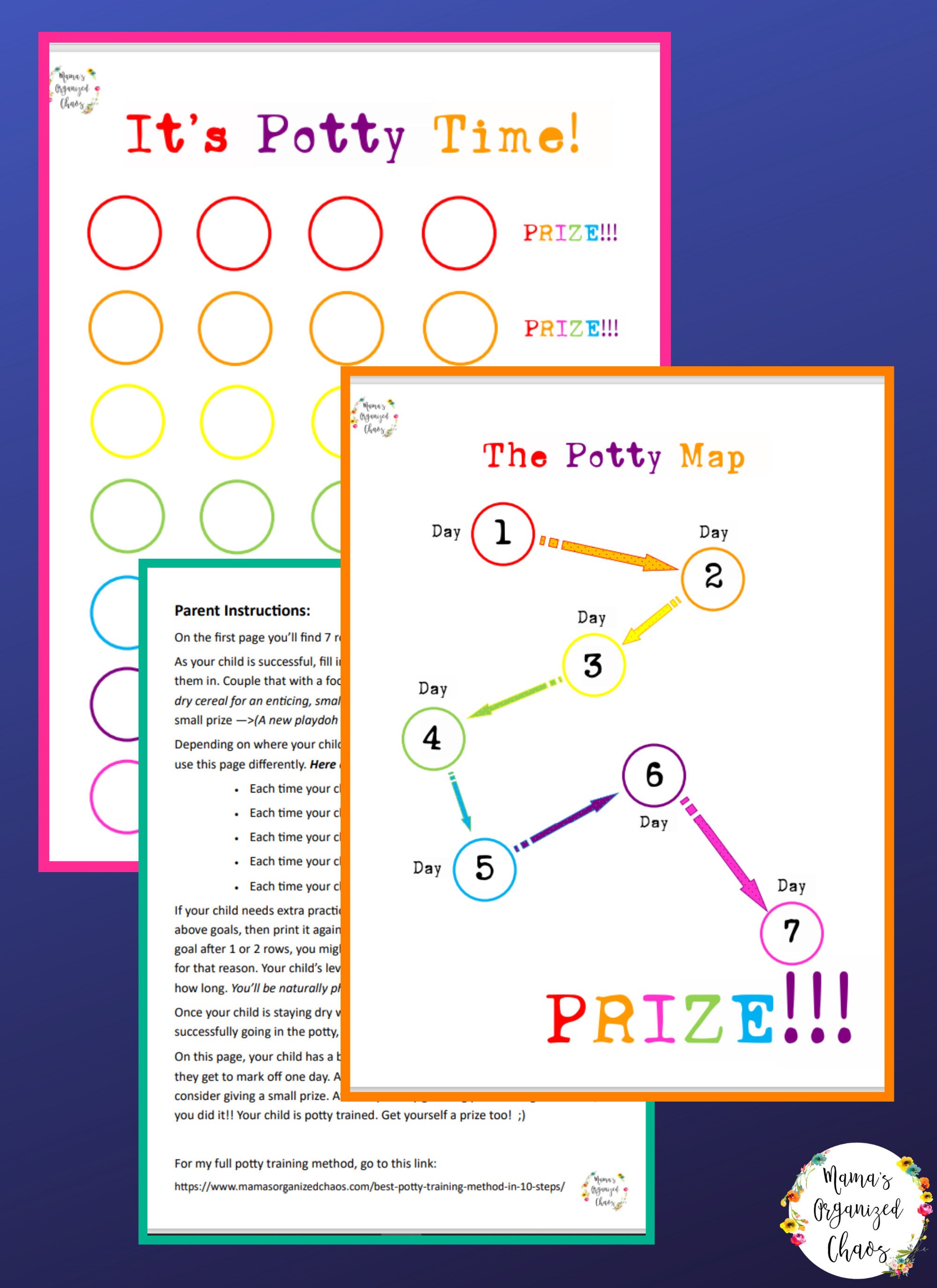 Potty Training Reward Chart - Etsy