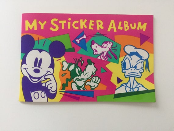 VINTAGE SANDYLION STICKER Book Disney | Etsy