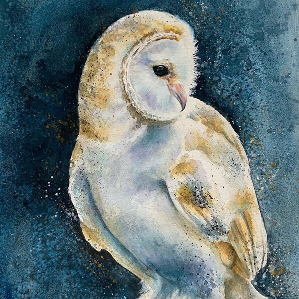 Contemporary Owl Art - Etsy