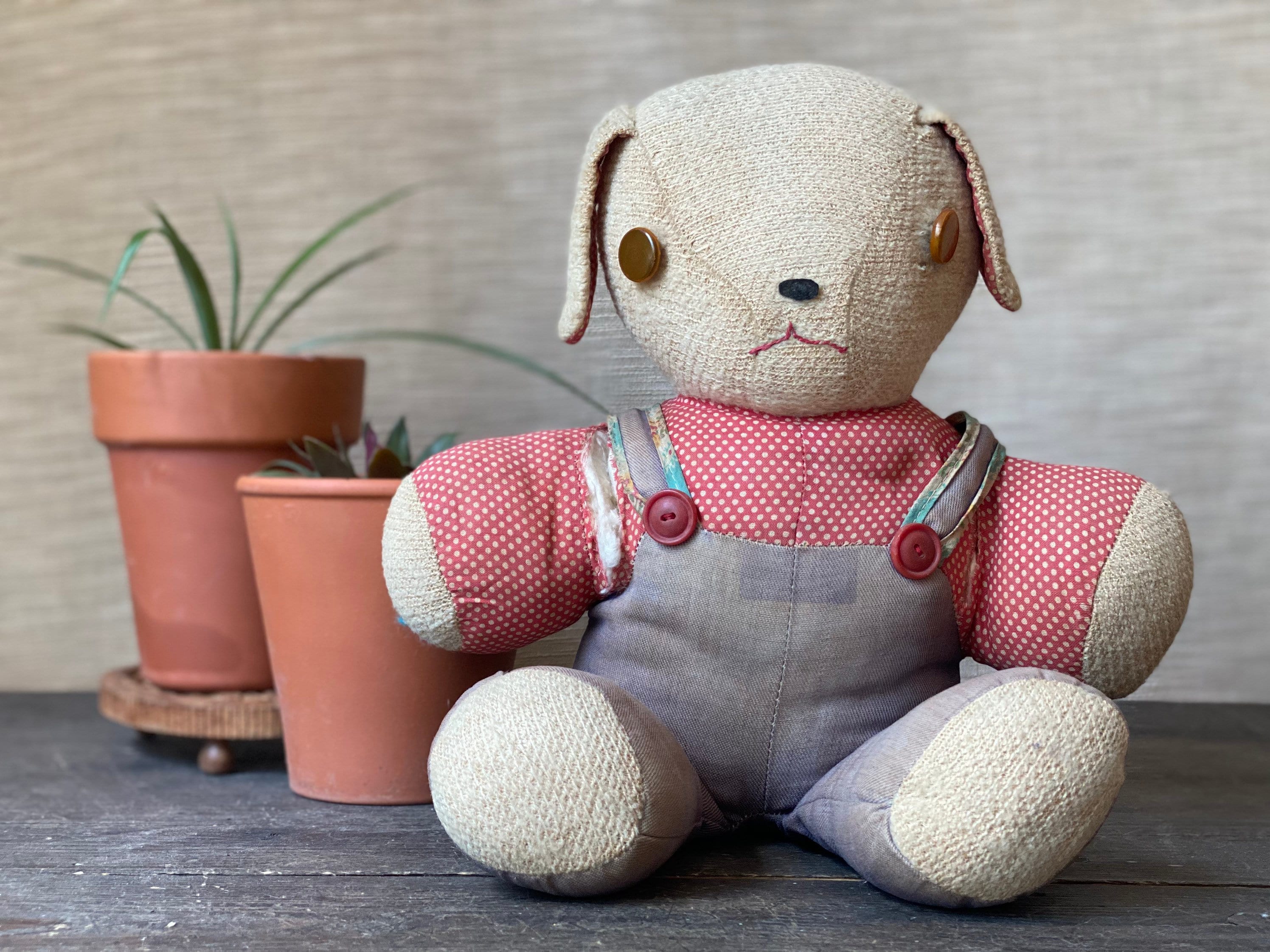 Vintage Stuffed Animal, Vintage Stuffed Dog, Dog Stuffed Animal ...