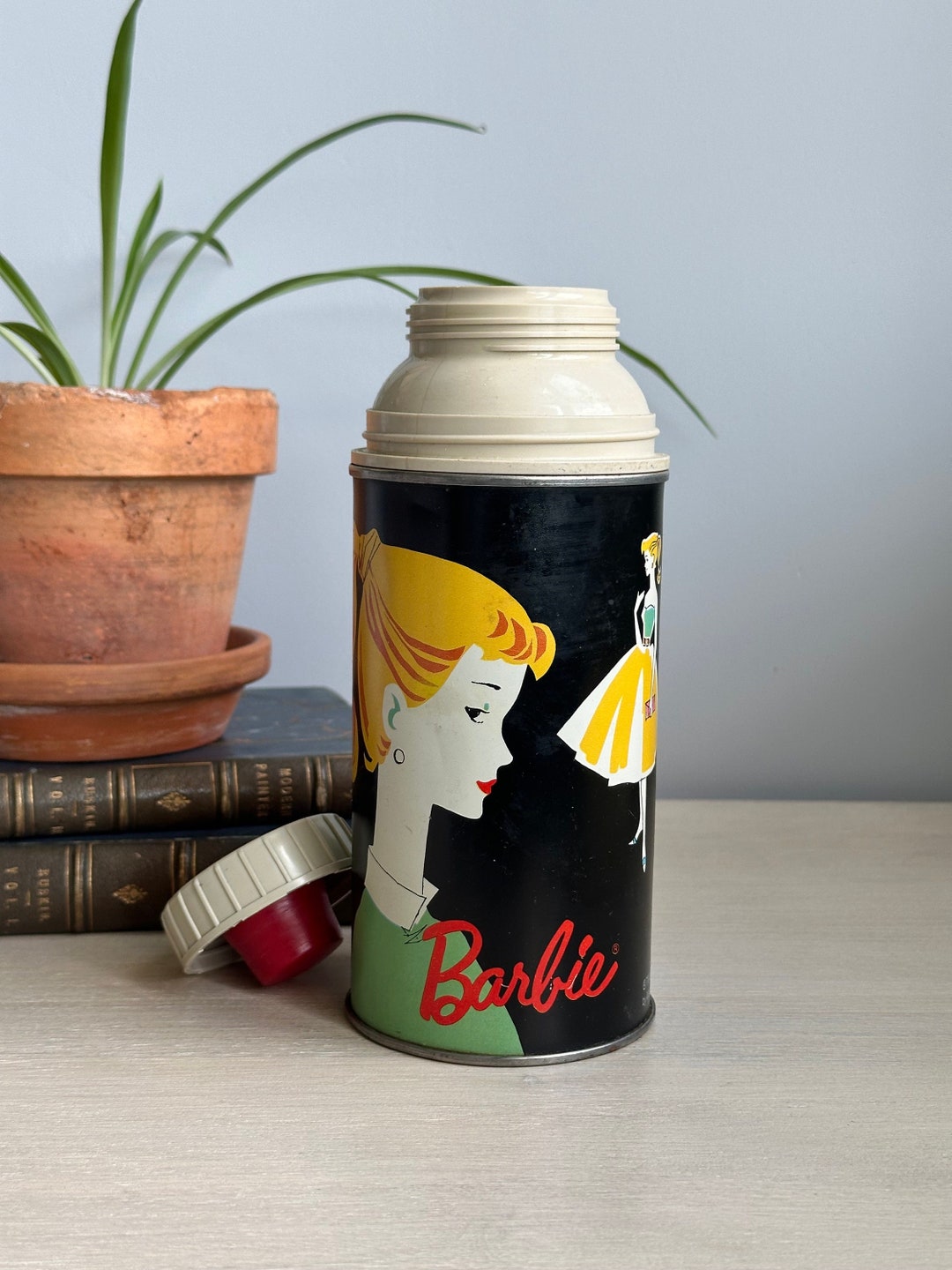 Vintage Barbie Thermos, 1962 Mattel Barbie Thermos, Vintage Barbie ...
