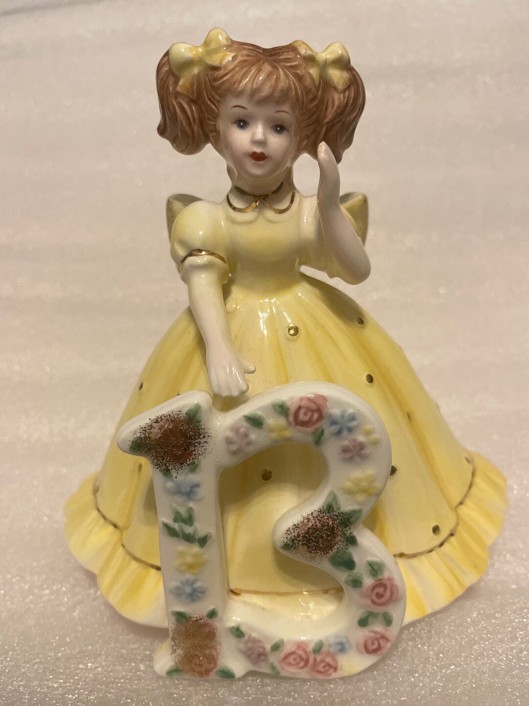 1990 Geo. Lefton Birthday Girl Figurines Various Ages - Etsy