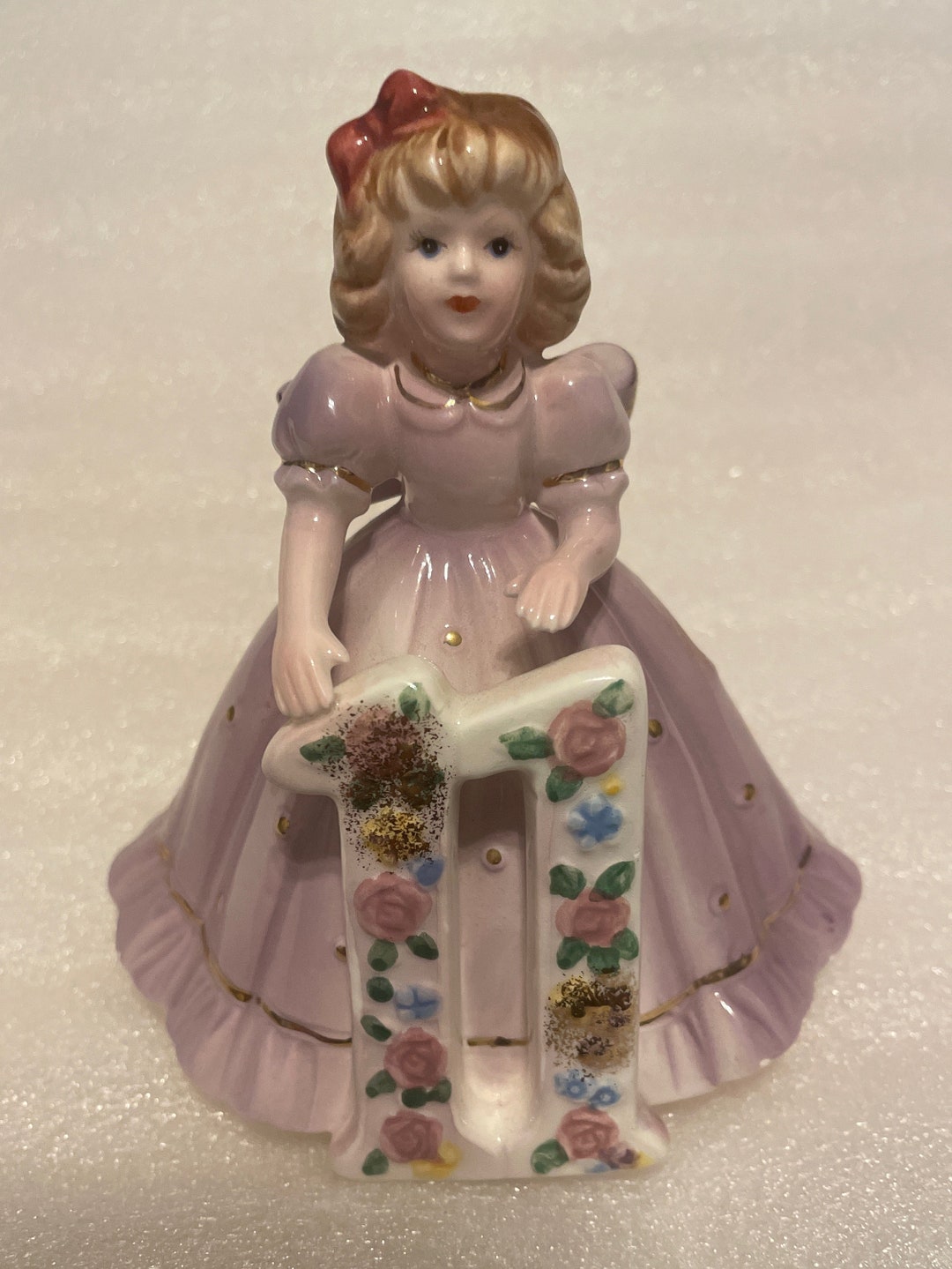 1990 Geo. Lefton Birthday Girl Figurines - Various Ages - Etsy