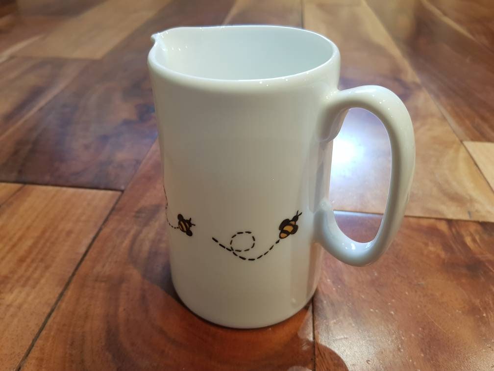 Bumble Bee China Farmhouse Jug | Etsy