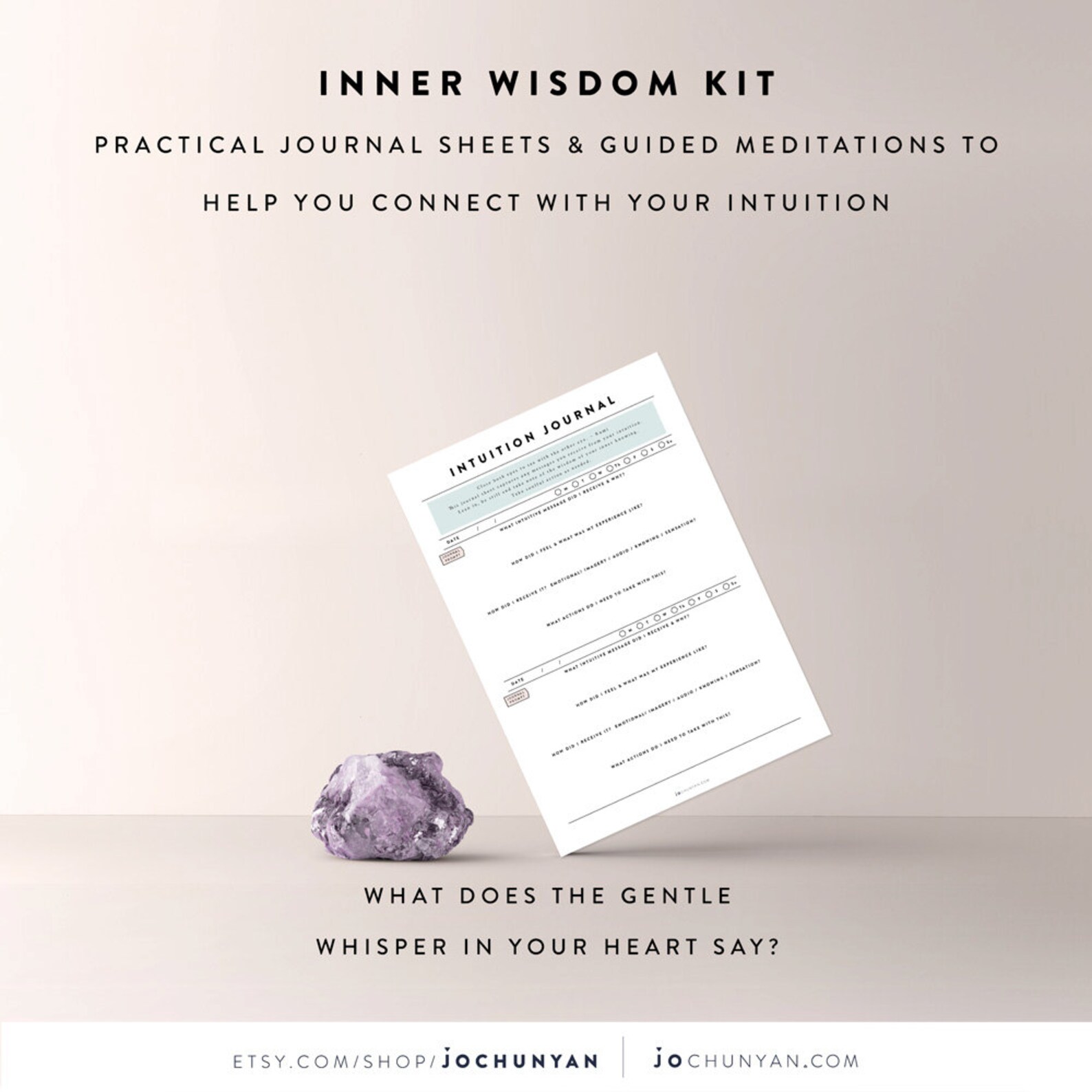 Inner Wisdom Kit / Intuition Kit Journal Template Journal | Etsy