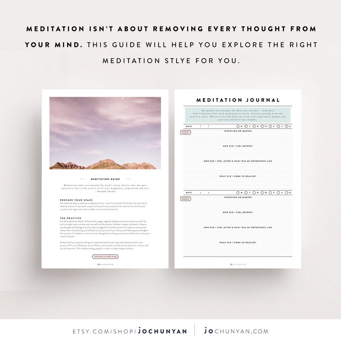 Inner Wisdom Kit / Intuition Kit Journal Template Journal | Etsy