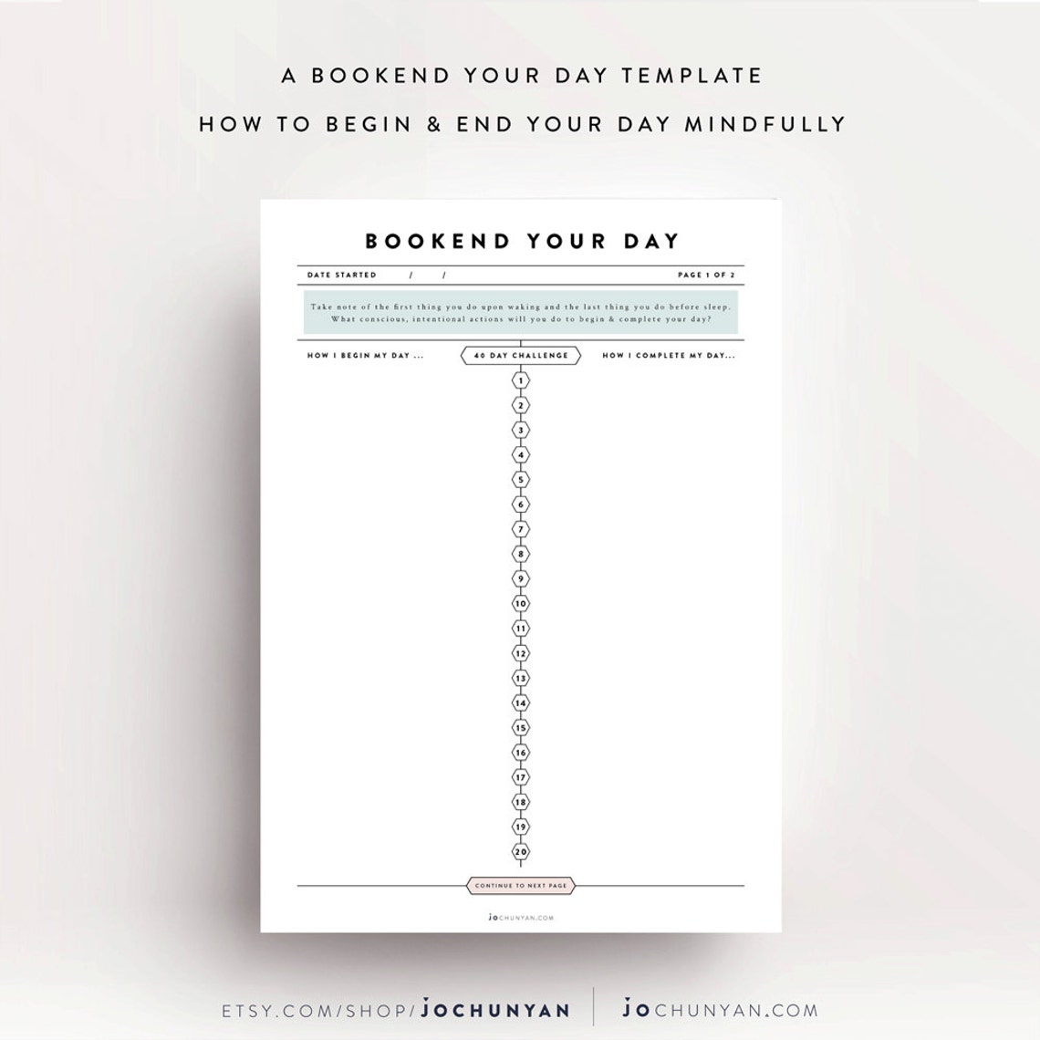 Daily Rituals Kit / Night Ritual, Morning Ritual, Journal Template ...