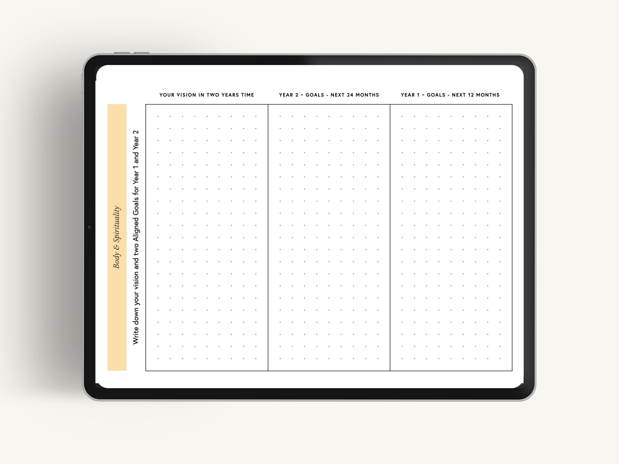 Aligned Goal Setting & Planning Templates / Minimalist Journal Template ...