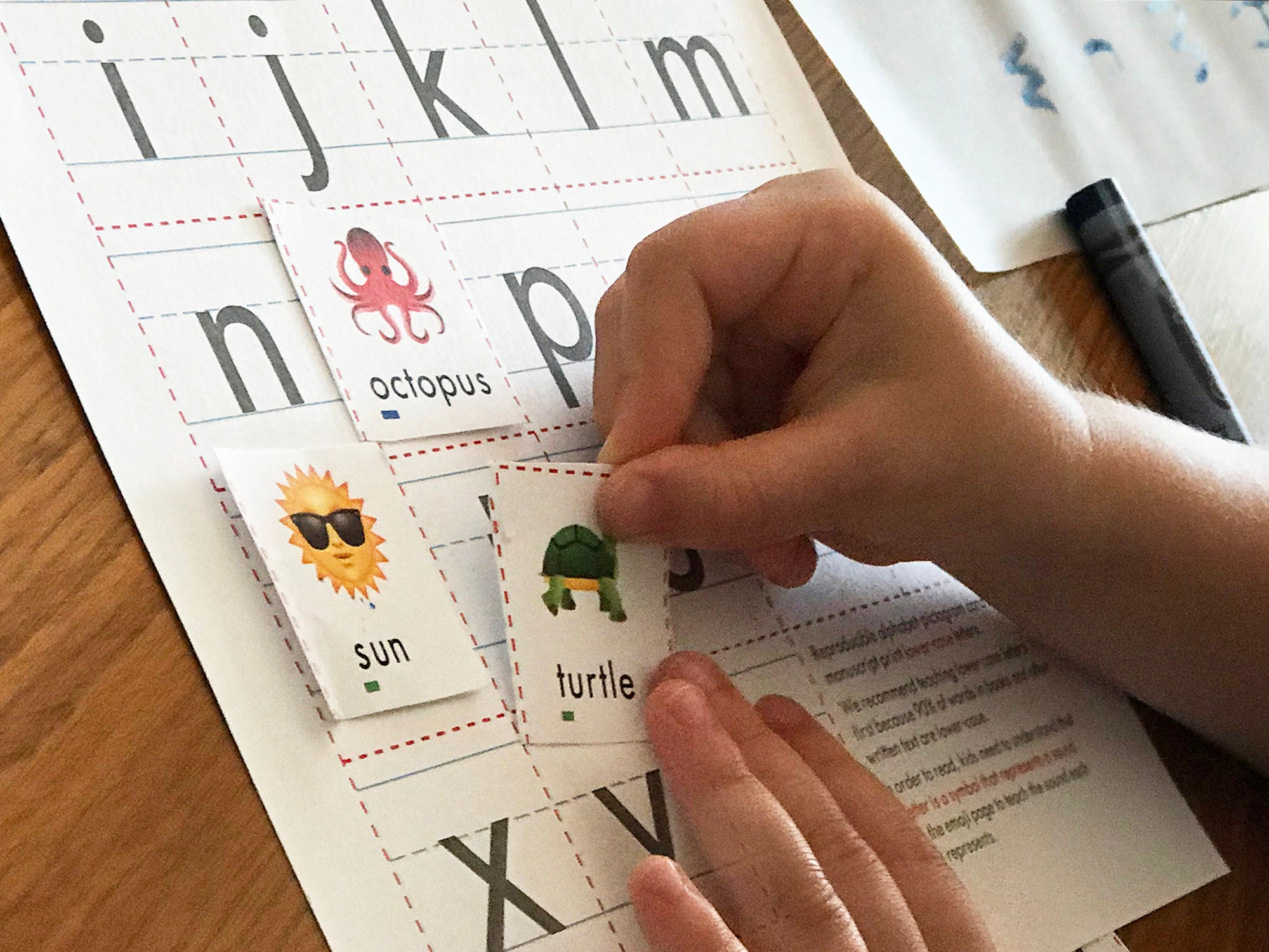 Downloadable Tracing Letters Fun Emoji Cue Letter-sounds PDF Fun ...