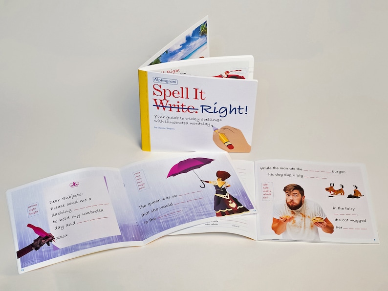 Spell It Right Booklet | Homophones and Tricky Spellings - Etsy