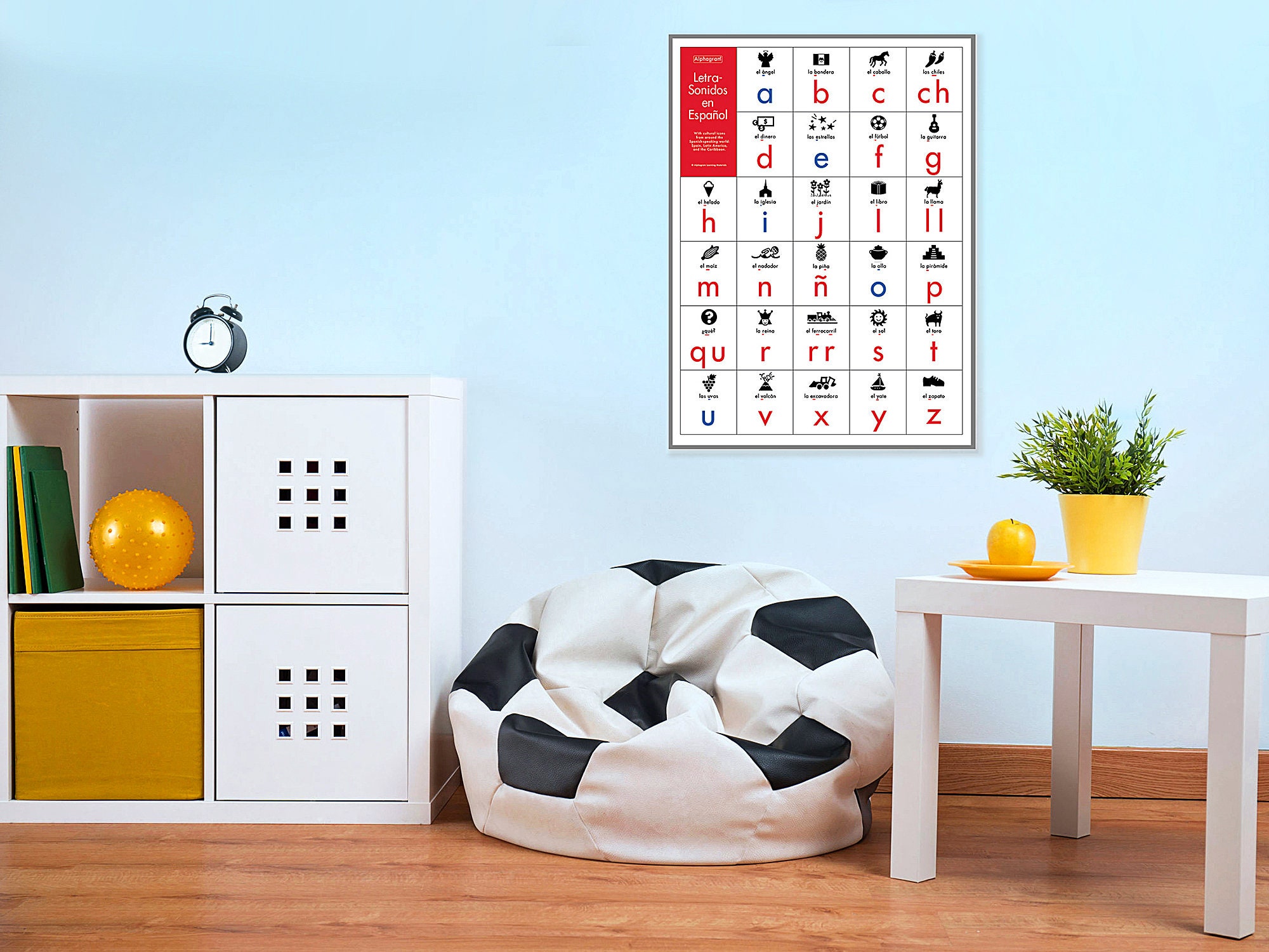 Spanish Letter-sounds Poster | Language Posters | Letter-sounds | Wall ...
