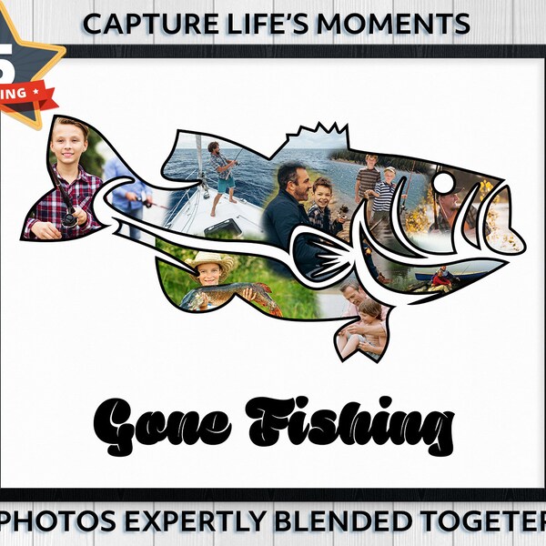 Fish Photo Collage - Etsy