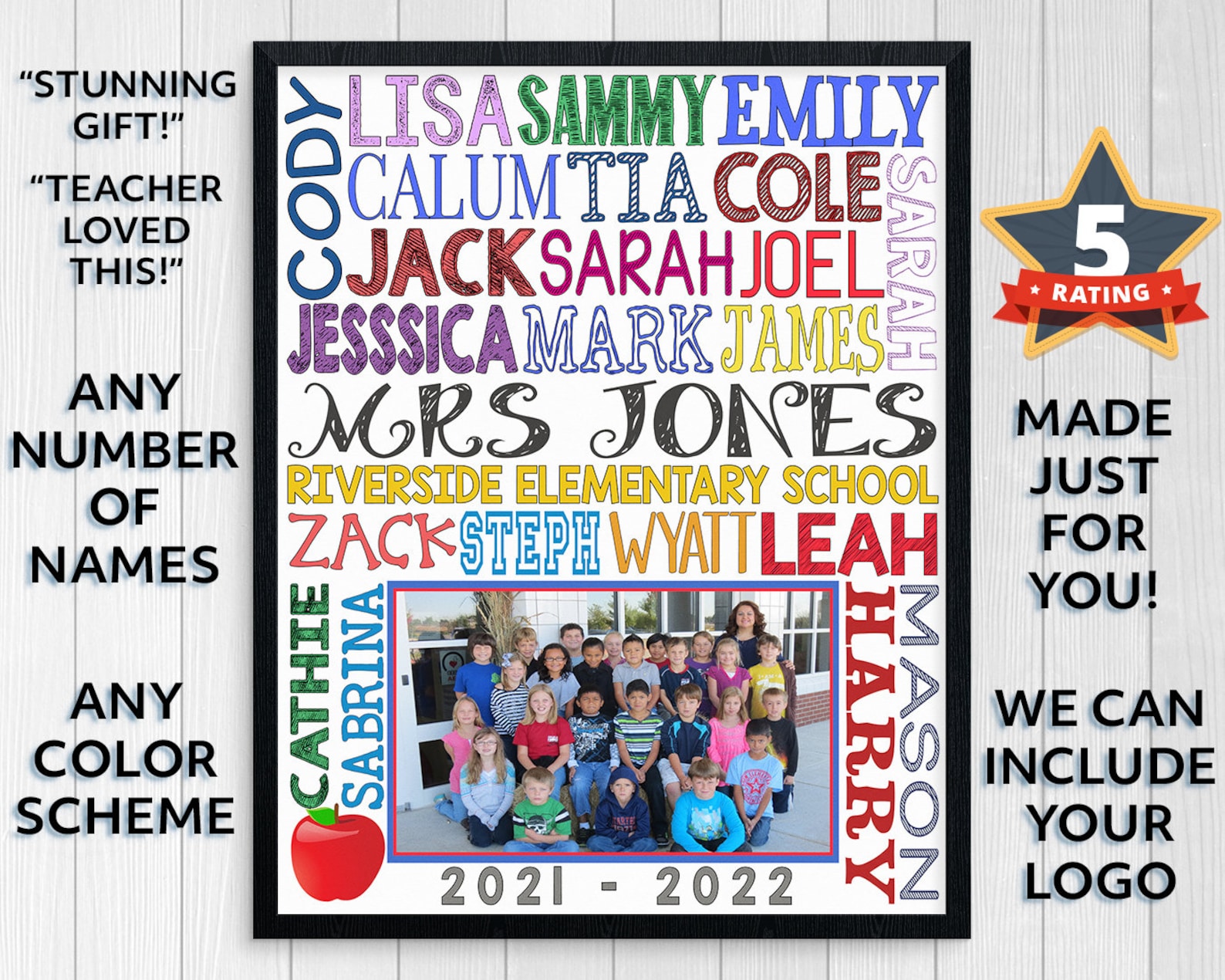 TEACHER APPRECIATION GIFT for Teacher Class Photo Gift End - Etsy