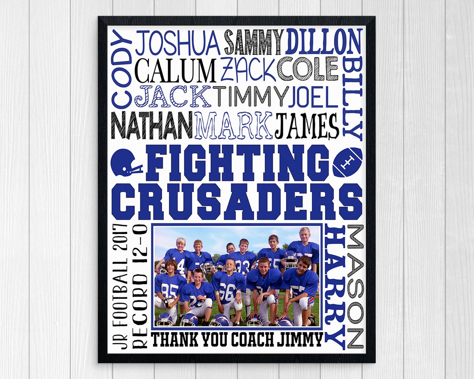 FOOTBALL GIFTS ~ Printable Football Coach Gift ~ Football Coaches Gift ...