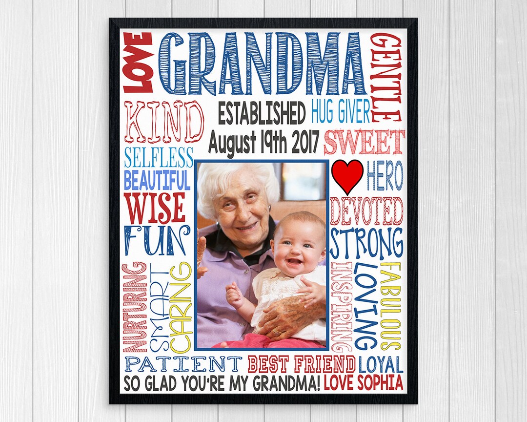 GRANDMA MOTHER'S DAY Gift ~ First Time Grandmother Gift From Grandchild ...