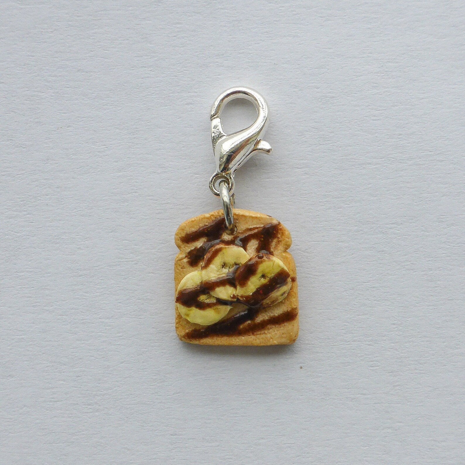 Polymer Clay Toast With Toppings Charms With Jumprings - Etsy