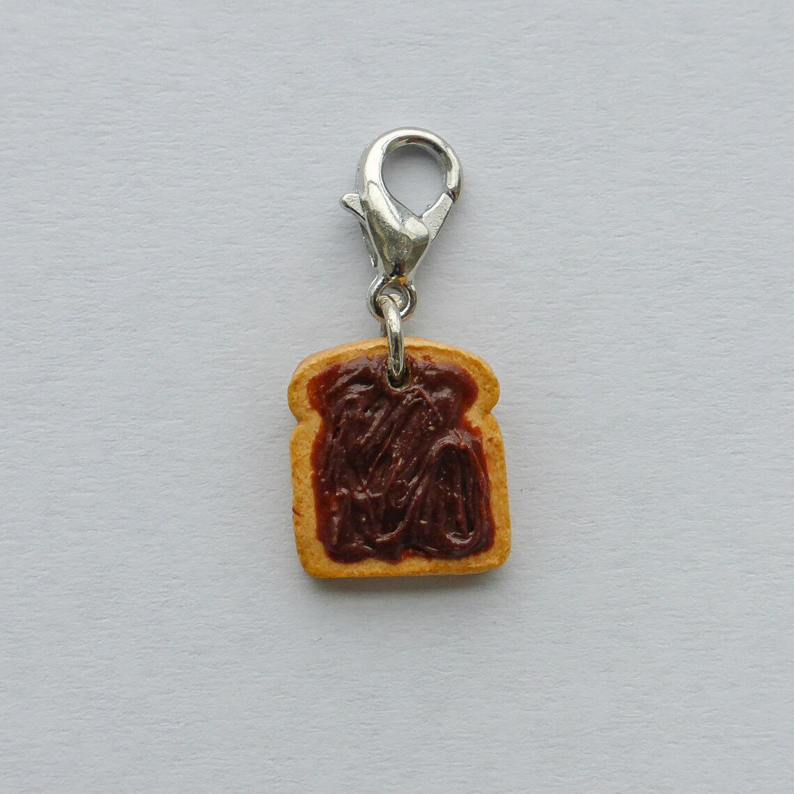 Polymer Clay Toast With Toppings Charms With Jumprings - Etsy