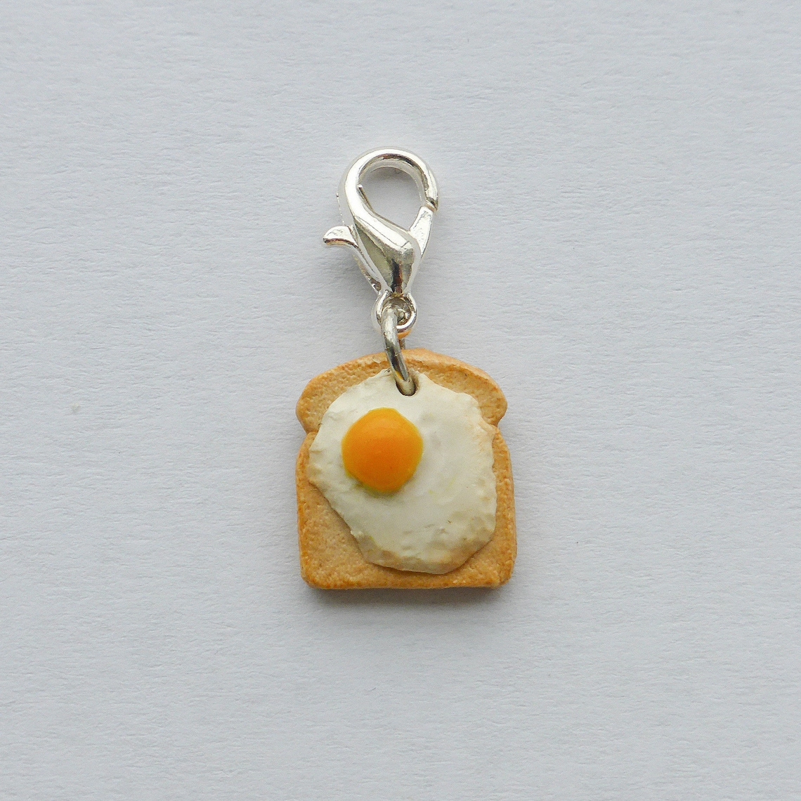 Polymer Clay Toast With Toppings Charms With Jumprings - Etsy