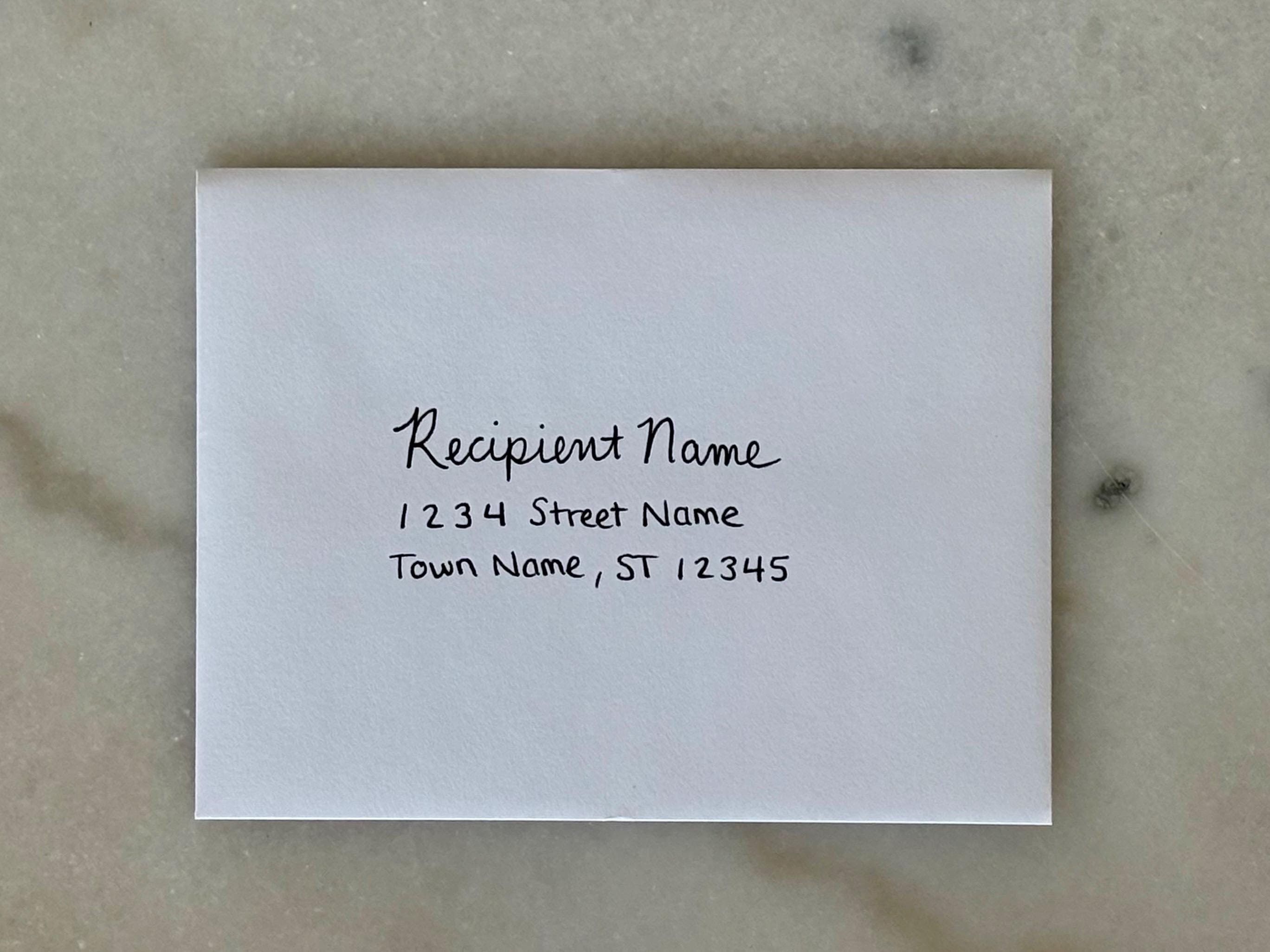 Handwritten Envelope Addressing - Etsy