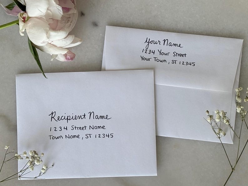 Handwritten Envelope Addressing - Etsy