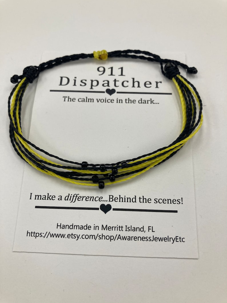 Thin Yellow Line 911 Dispatcher Dispatcher Gift Thin Gold - Etsy