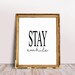 Stay Awhile Print,printable Wall Art,digital Download,stay Awhile Sign ...