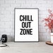 Chill Out Zone Dorm Decordecorwall Decortrendingart - Etsy